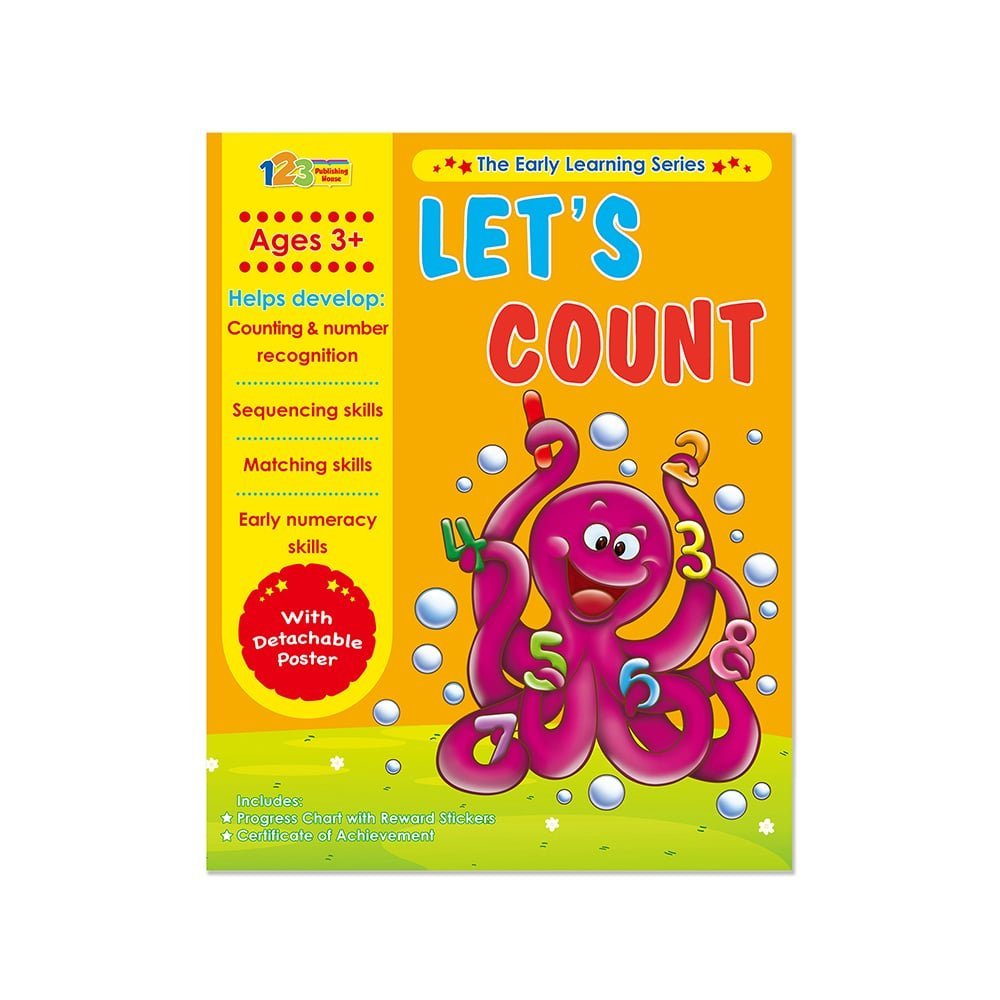 Book for kids in English -"Let's Count" Activity Book