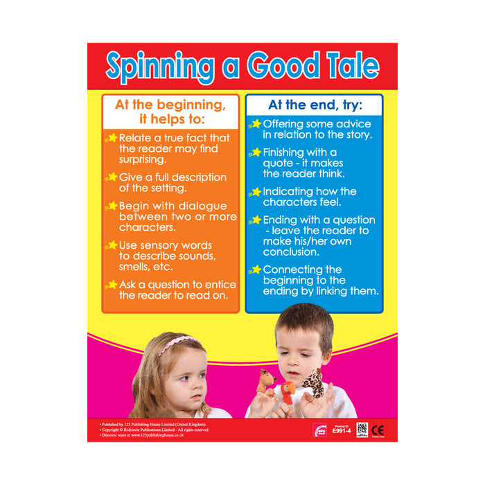 Writing Skills 2 (6 Wall Charts) - Educational Wall Chart Pack in Engl